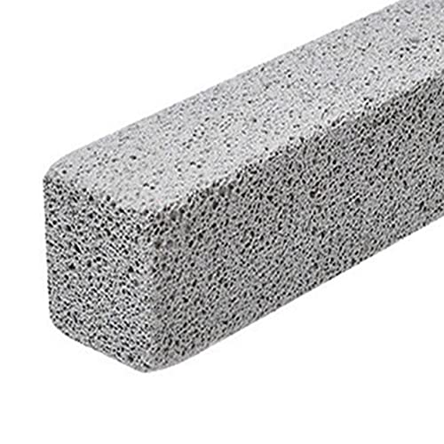 EBTOOLS 2pcs Pumice Stone Toilet Bowl Cleaner Efficient Toilet Bowl Cleaner Brush, Curved PP Handle, for Tiles, BBQ Grills