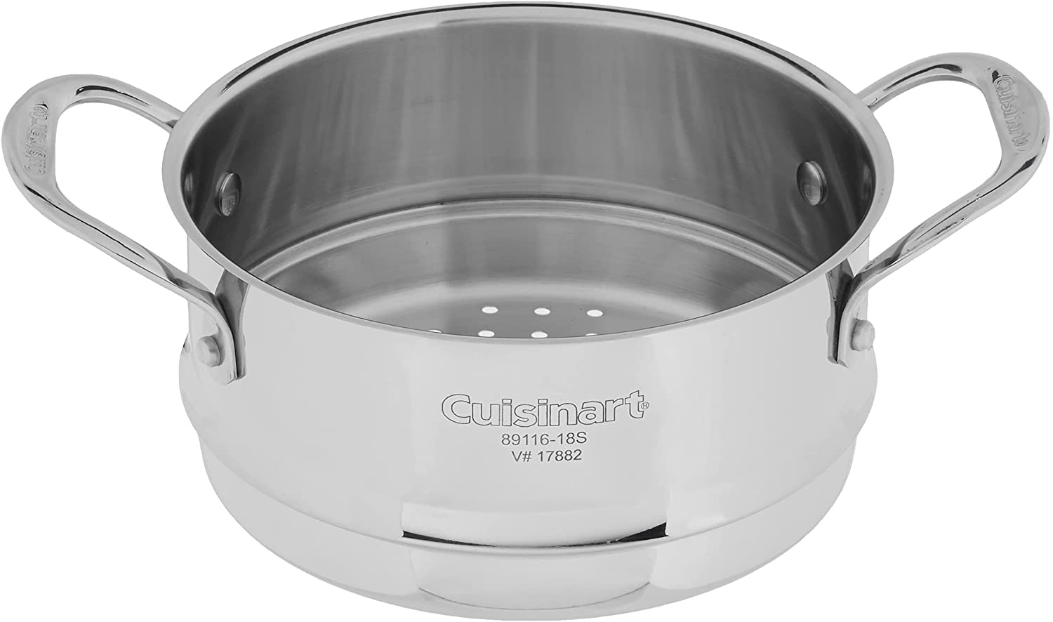 Cuisinart 11-Piece Cookware Set, Professional Stainless Steel, 89-11,Silver