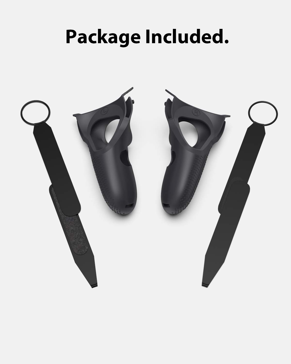 Compatible with Oculus Quest Touch Controller Grip Cover, Amavasion Soft Silicone Accessory Cover with Anti-Throw Handle Strap