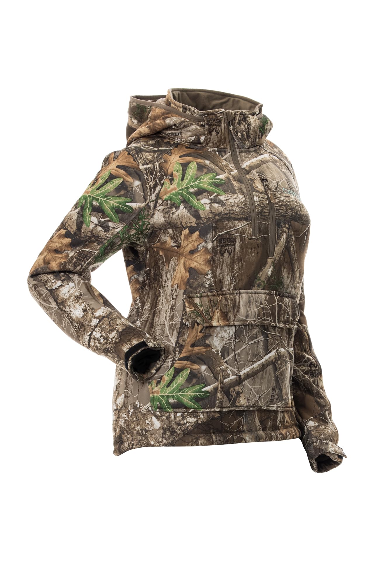 DOING SOMETHING GREAT (DSG Outerwear Women's Breanna 2.0 Fleece Hunting Pullover - Edge - MD