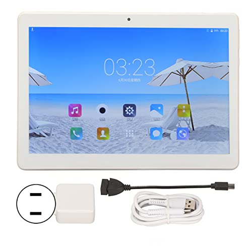 HD Tablet PC, Tablet PC 10.1 Inch Resolution 1280x800 1GB RAM 16GB ROM 100β240V Aluminum Alloy LCD 8 Core for Playing Video Games (US Plug)