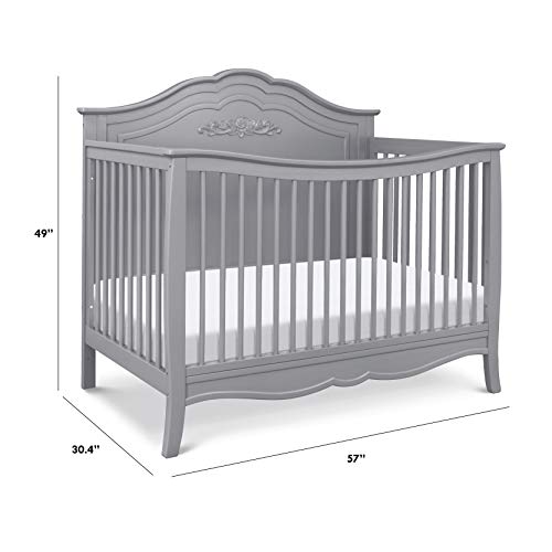 DaVinci Fiona 4-in-1 Convertible Crib in Grey, Greenguard Gold Certified
