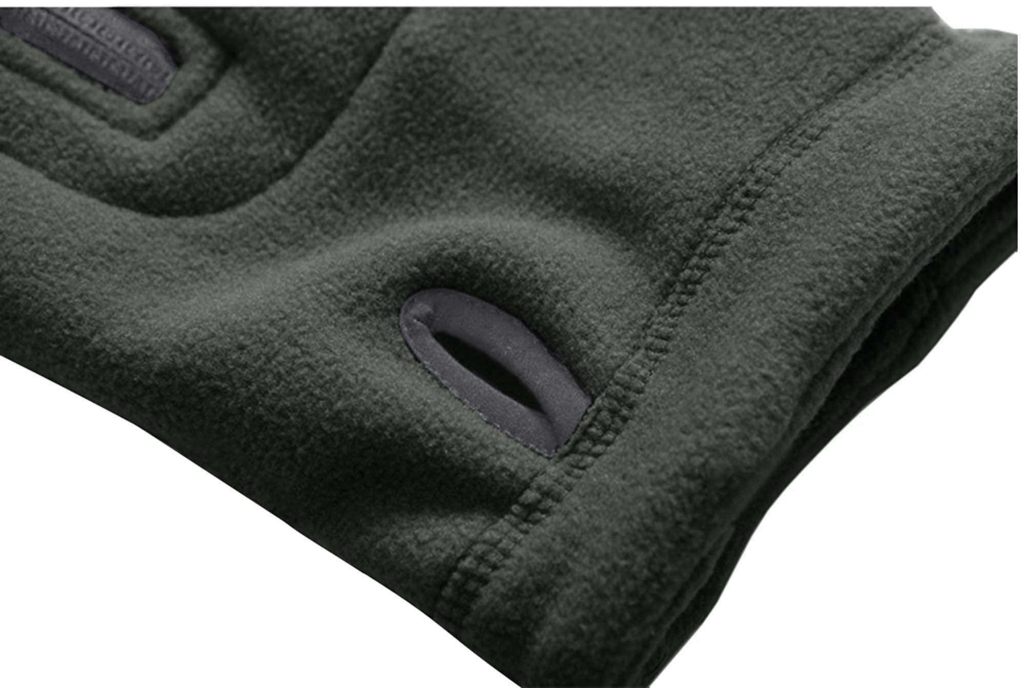 CRYSULLY Men's Autumn Winter Military Tactical Jackets Camping Sailing Field Fleece Jacket Snow Coat Gray