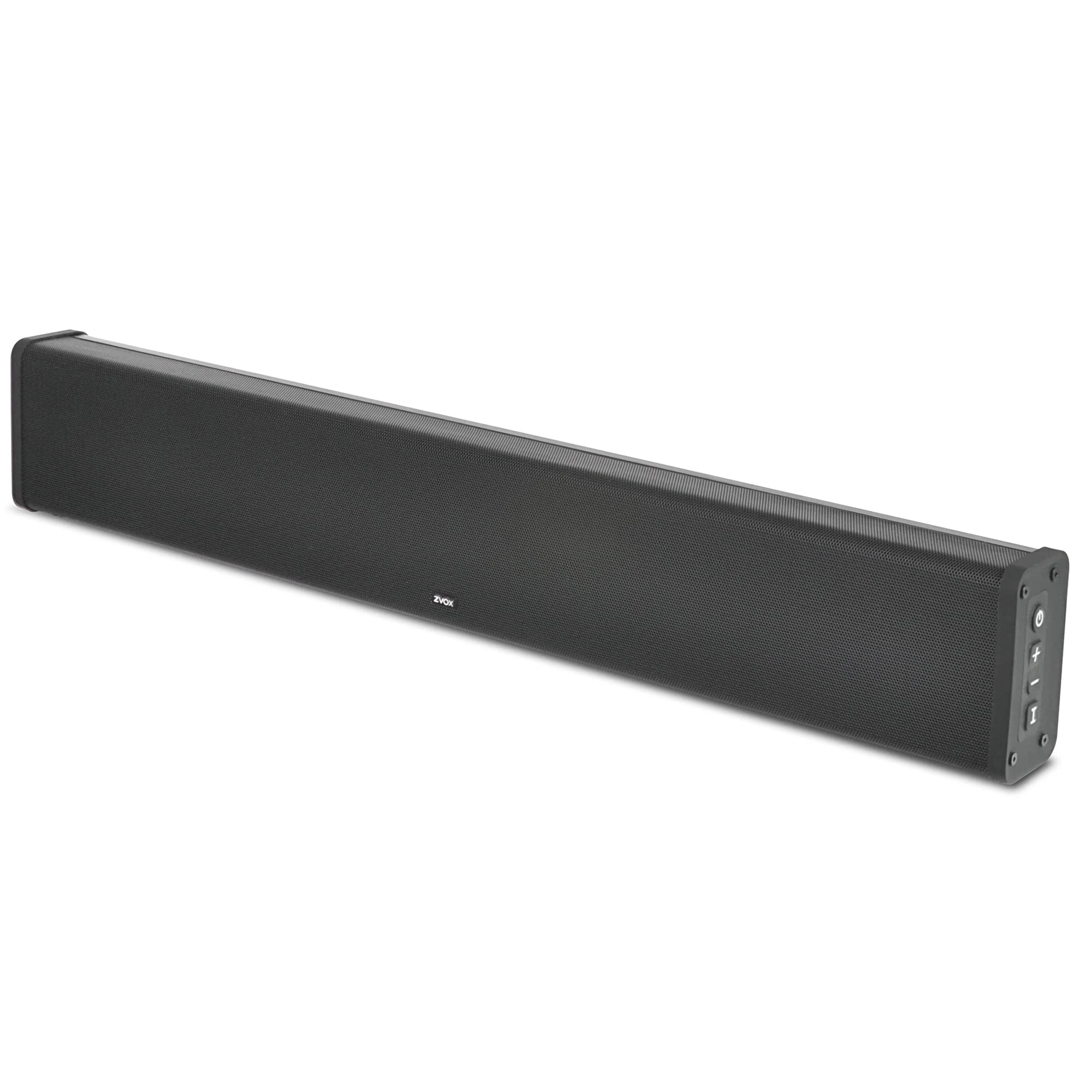 ZVOX SB380 Soundbar for TV with AccuVoice Dialogue Boost, Aluminum Soundbar with Built-in Subwoofer, Wall Mountable Home Speaker Bar for Clearer Sound, 35.5" TV Sound Bar