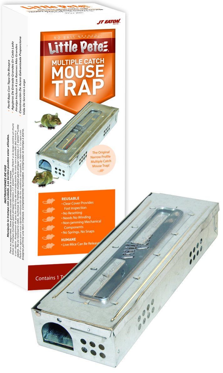 JT Eaton 428CL Mouse Trap with Clear Inspection Window, Pack of 1, N