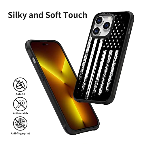 DAHAOGUO Case Compatible with iPhone 13 Pro Max Case,Black and White Flag Pattern Shockproof for Girls Men Boy Fashion Design Cover Case for iPhone 13 Pro Max(6.7 inch)