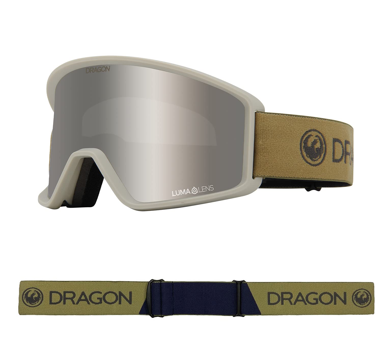 Dragon Unisex Snowgoggles DXT OTG - Swirl with Lumalens Red Ion