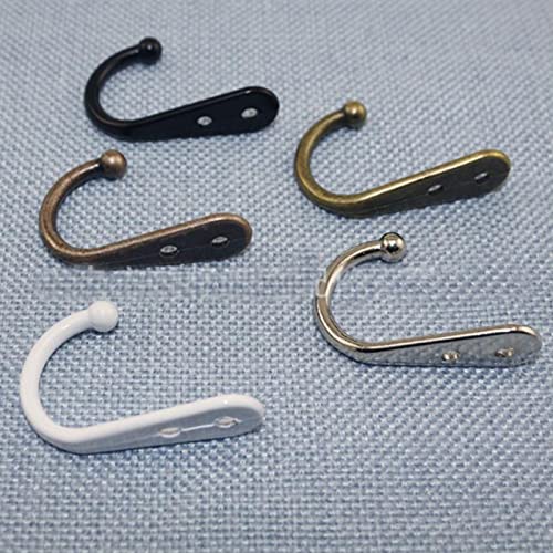 Wall Mounted Coat Hook, Heavy Duty Hooks Shower Hanger Hooks Robe Hooks for Hat Keys Closet Bag Backpack Hanger Spray Black
