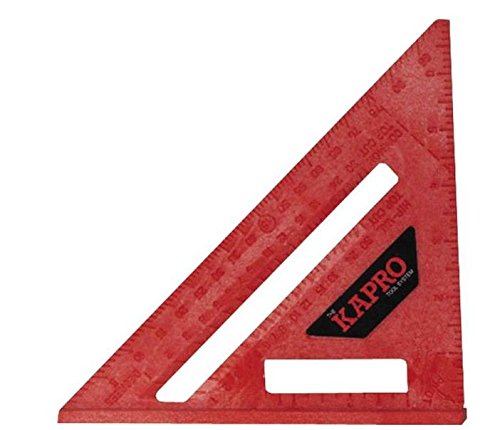 Kapro - 444 Ergocast Rafter Square - Features โ
โ Increments & Gradations - Molded-in Conversion Tables - With Wide Base - 7โ