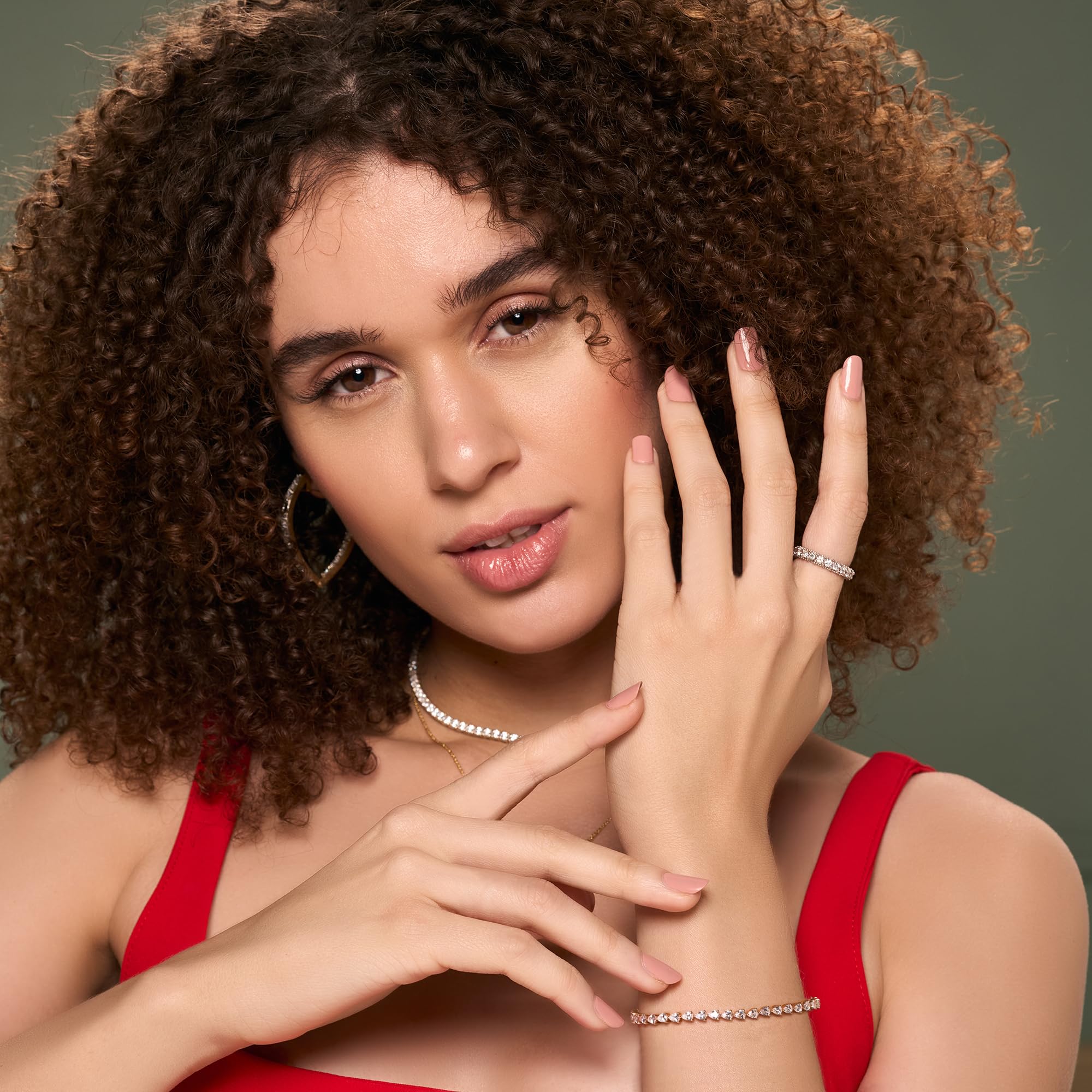 FRIENDLY DIAMONDS 3 Carat IGI Certified Lab Grown Diamond Bracelet Line 7" | 14K in Rose Gold | Serene Pear Lab Diamond Tennis Bracelet | Three Prong Settings | FG-VS1-VS2 Quality