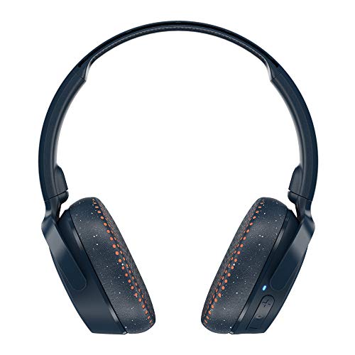 Skullcandy Riff On-Ear Wireless Headphones, 34 Hr Battery, Microphone, Works with iPhone Android and Bluetooth Devices - Blue/Sunset