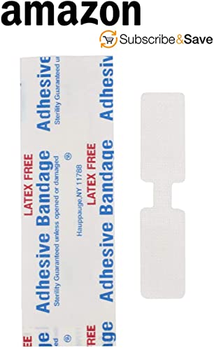 Dukal Butterfly Closure Strips. Pack of 100 Adhesive Wound Closure Bandages. Sterile Bandages for Wound Protection. Single use. Individually Wrapped. Easy to Apply.