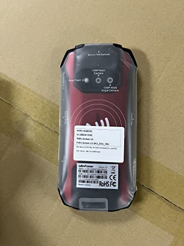 Ulefone Armor 15 Unlocked Rugged Smartphone 2023, Android 12 6GB+128GB Waterproof Cell Phone with Earbuds, 16MP + 8MP Camera, 5.45" HD+ Screen 6600mAh Battery Dual SIM 4G Rugged Phone NFC GPS OTG Red