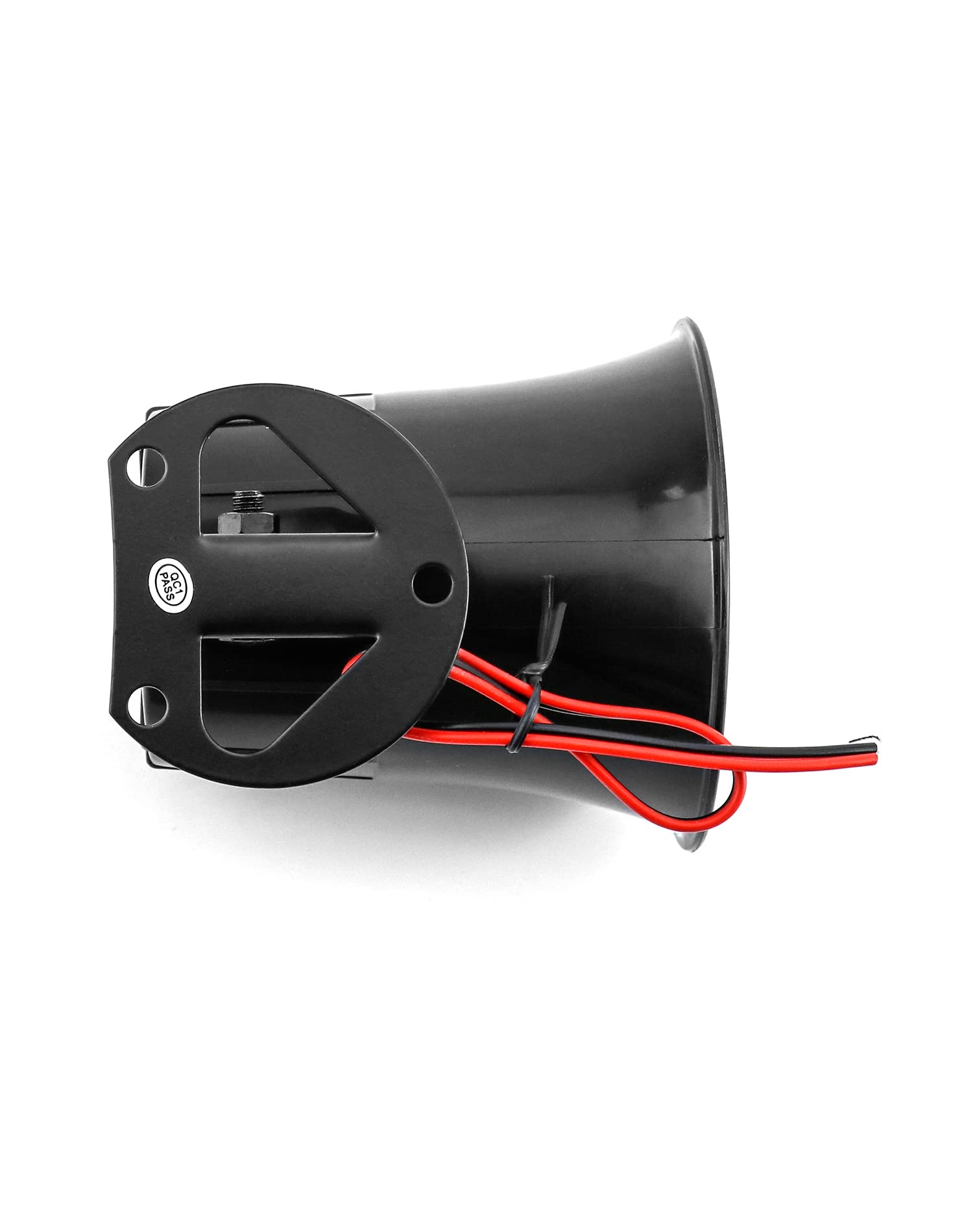 QWORK Electric Siren Horn, DC 12V Security Loud Wired Alarm Siren for Home Alarm System Security and Protection, 110 dB
