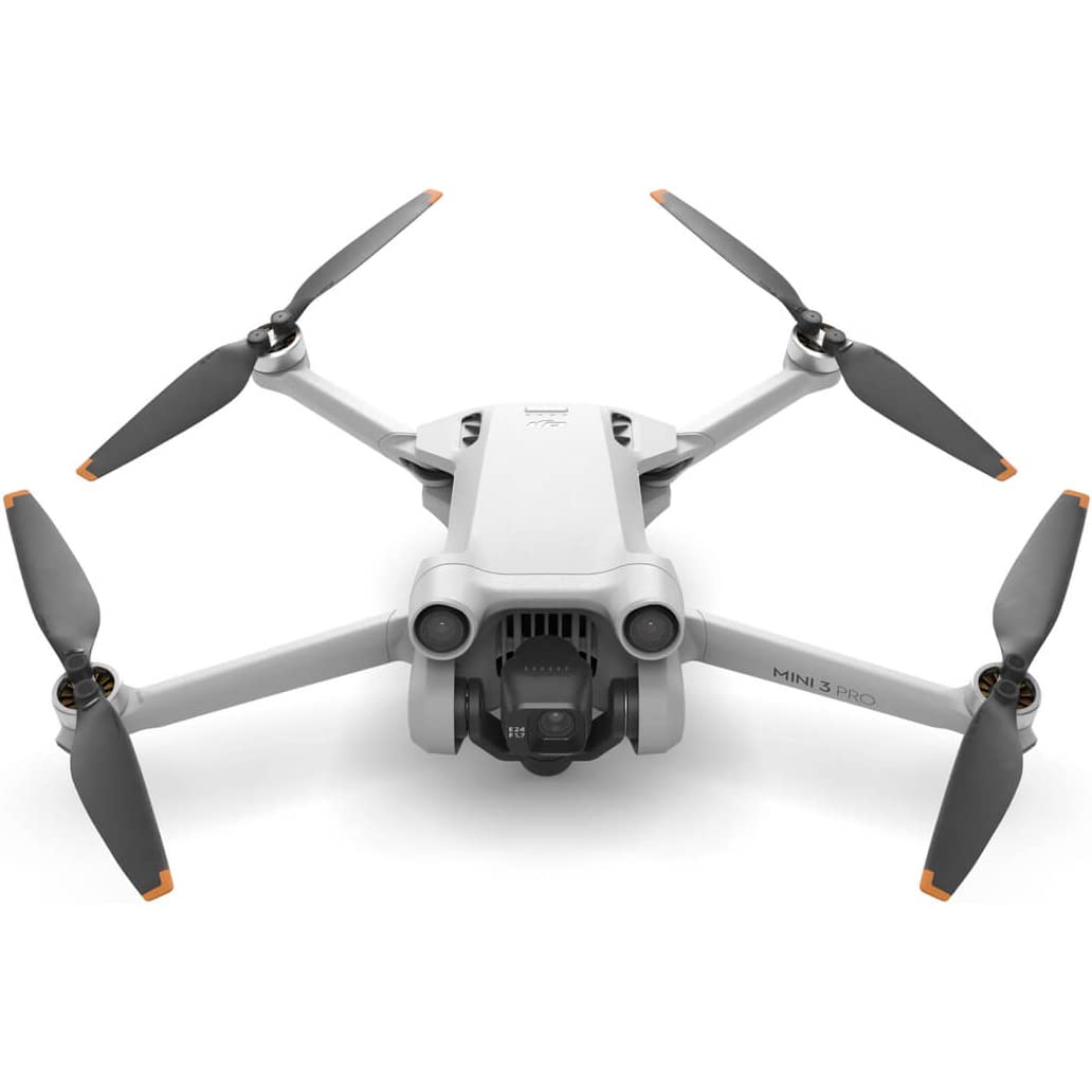 DJI Mini 3 Pro Camera Drone Quadcopter + RC-N1 Remote Controller (No Screen) + Fly More Kit, 4K/60fps Video, 48MP Photo, Tri-Directional Obstacle Sensing, Bundle with Deco Gear Backpack + Accessories