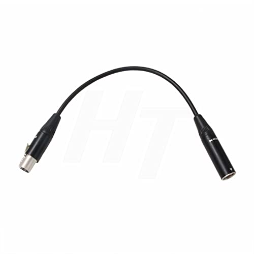 HangTon Audio Adapter Cable for Shure Microphone Headset TA4M to AKG Bodypack Transmitter PT 40 80 TA3F WH20TQG 15cm