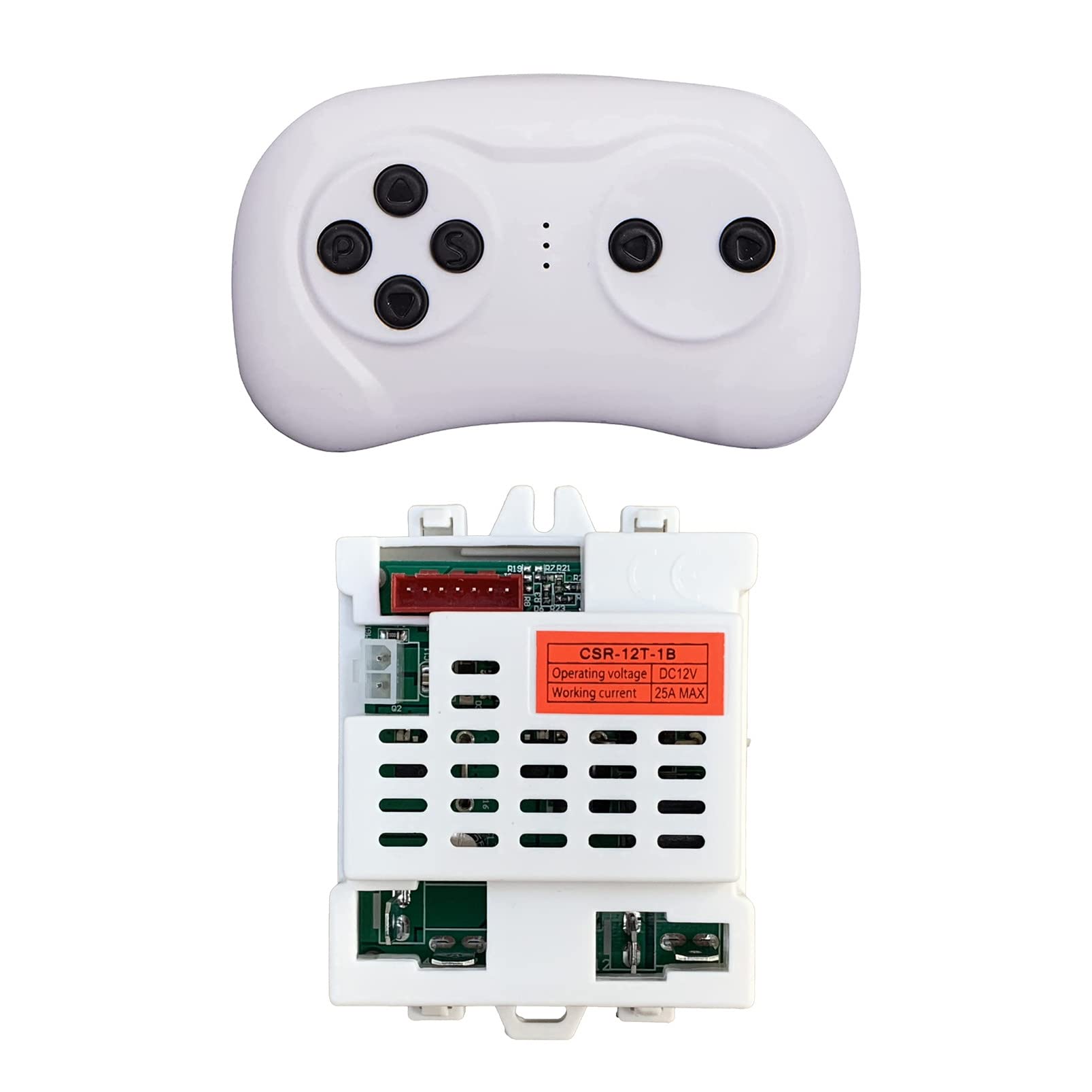 CSR-12T-1B 12V Children's Power Riding Car 2.4G Bluetooth Remote Control and Receiver Kit Controller Control Box Accessories Children's Electric Riding Car Replacement Parts