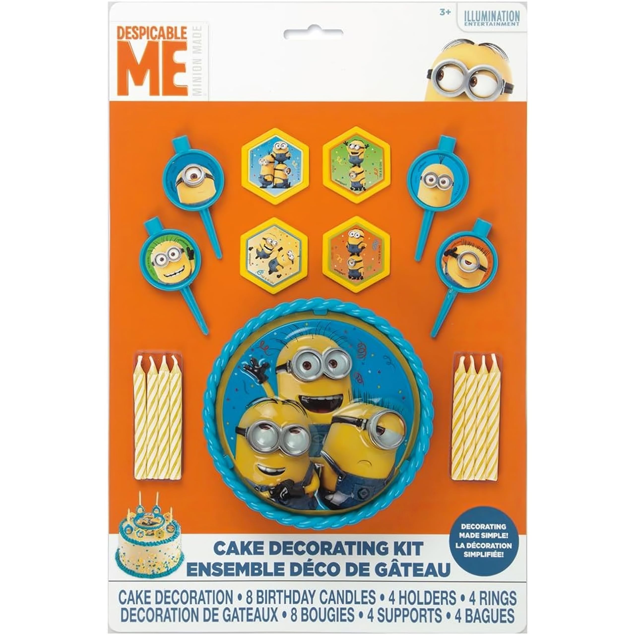 Party Cake Decorating Kit | Despicable Me | 17 Pcs