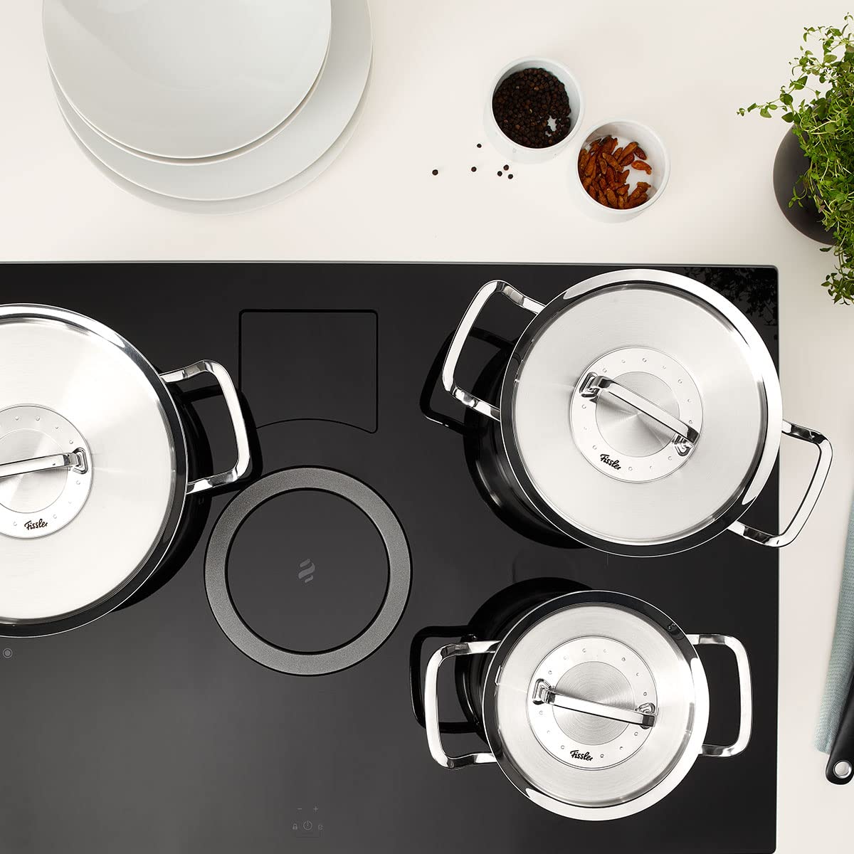 Fissler Original-Profi Collection Stainless Steel Cookware with Sauce Pan, 9 Piece