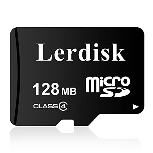 Lerdisk Factory Wholesale Micro SD Card 128MB Class 4 in Bulk Small Capacity 3-Year Warranty Special for Small Files Storage or Company Use NOT Suitable for Camera or Cell Phone (NOT GB, 1024MB=1GB)