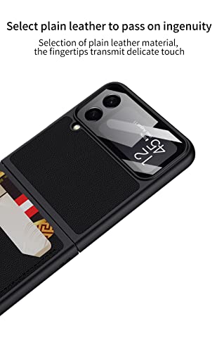 SHIEID Samsung Z Flip 4 Case with Ring, Galaxy Z Flip 4 Case with Screen Protector Electroplating Border Design Protective Cover for Samsung Galaxy Z Flip 4 5G, Mist Gold