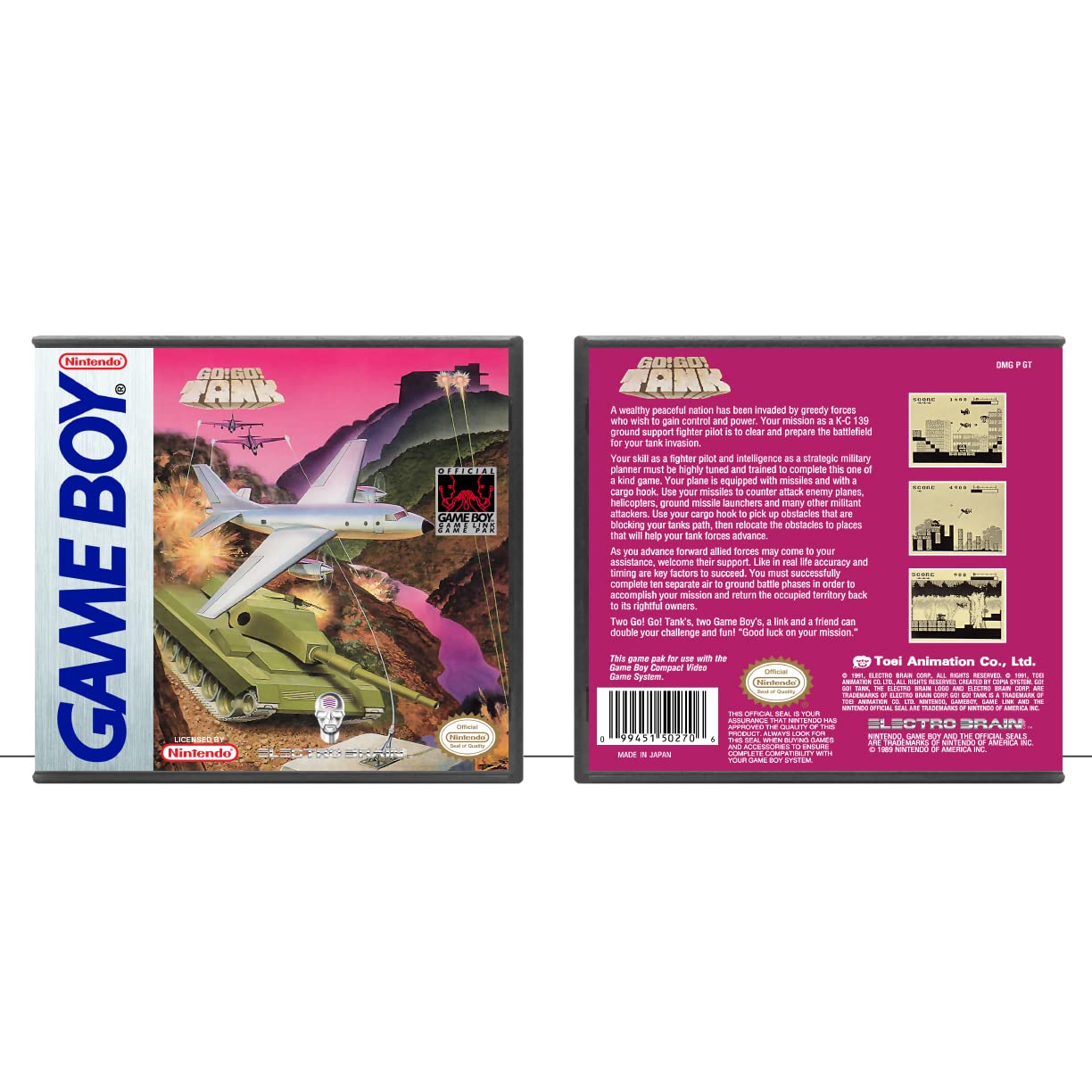 Go! Go! Tank | (GB) Game Boy - Game Case Only - No Game