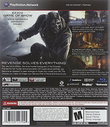 Dishonored - Playstation 3 Greatest Hits