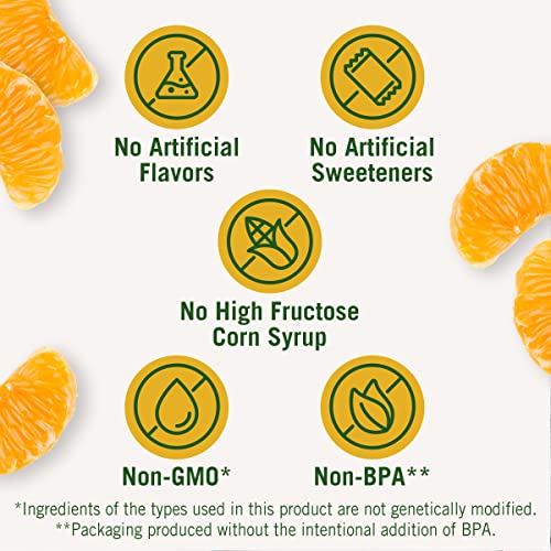 Del Monte Mandarin Orange in 100% Juice Snack Cups, 4-Ounce Cups (Pack of 12)
