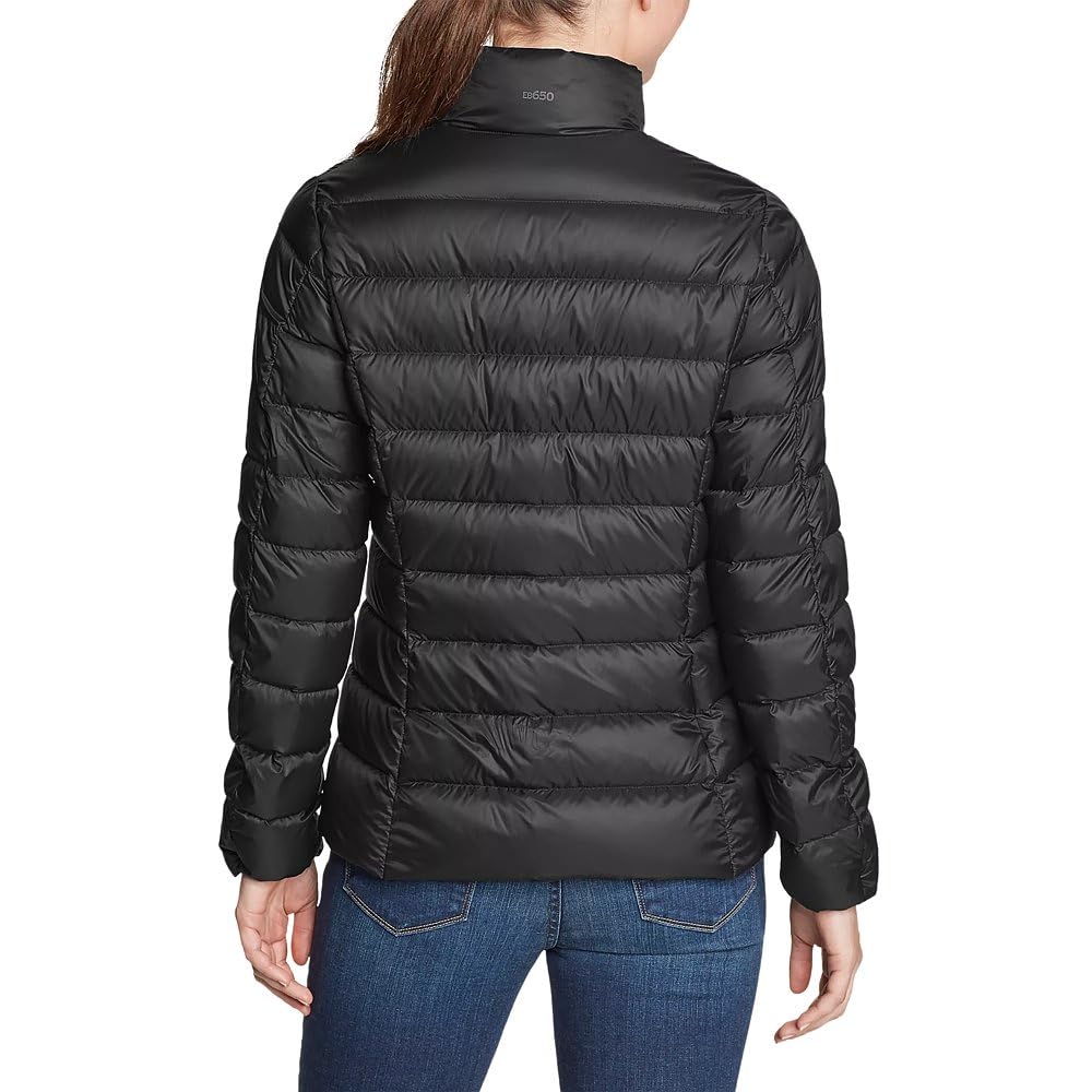 Eddie Bauer Women's CirrusLite Down Jacket, Black, Medium