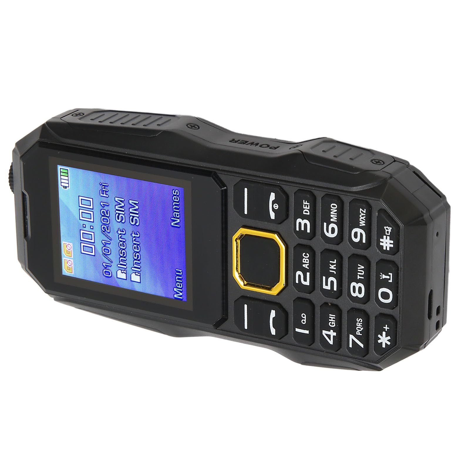 CUTULAMO Senior Unlocked Mobile Phone, Loud Voice Big Button 2G Cell Phone for Kids for Hiking (US Plug)