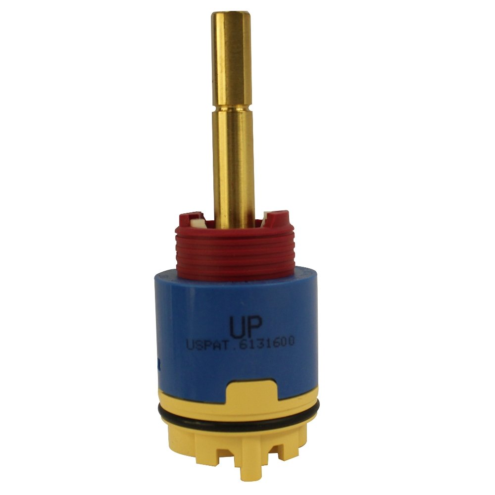 Danco 10670 Cartridge, For Use With Aqua source/Glacier Bay Single Handle Faucets, Plastic, No Size, Brass