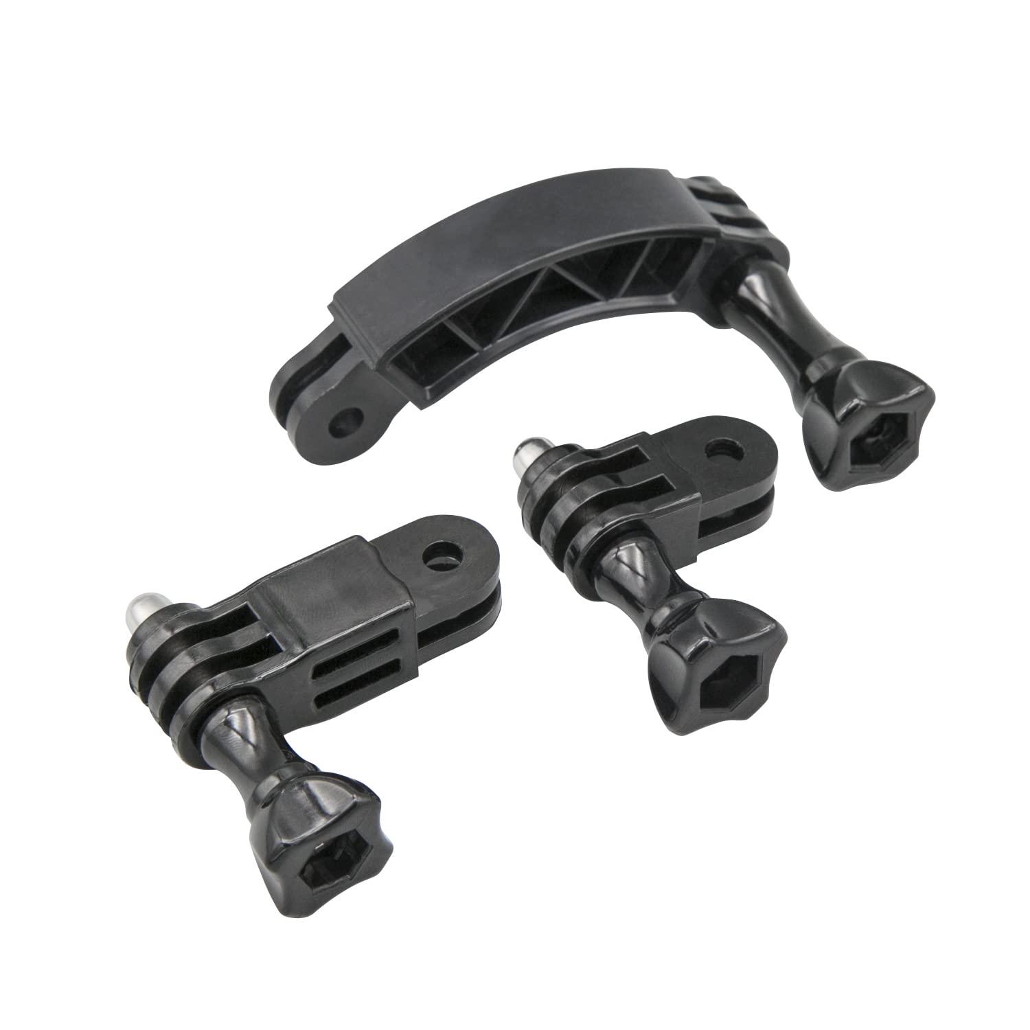Haoyou Helmet Sticky Attachment Kit Compatible with Gopro Hero 12 11 10 9 8 7 Helmet Adhesive Mounts Extension Accessories(15 in 1)