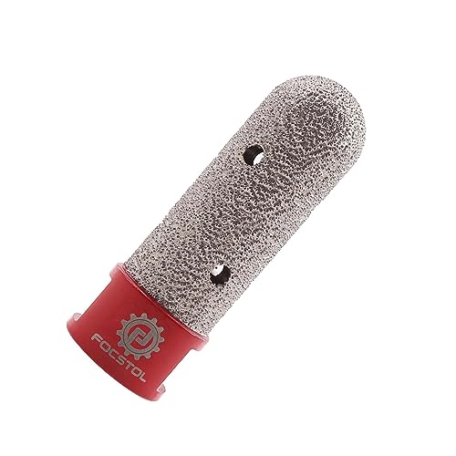 FOCSTOL Diamond Finger Milling Bit - 4/5''(20mm) Core Drill Bit for Enlarging Grinding and Shaping Existing Holes in Tile Porcelain Ceramic Marble Granite Countertop 5/8''-11 Thread