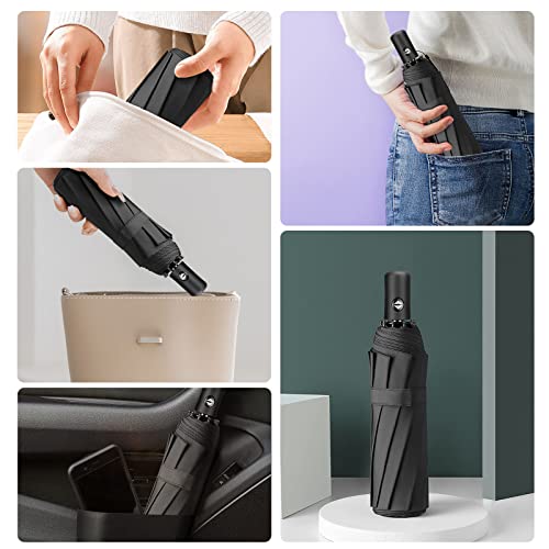 ZUOYOUZ Portable Travel Umbrellas for Rain Windproof,Portable, Automatic, Strong, Durable, Premium Grip, Vibrant Designs, Folding Perfect Car Umbrella, Golf Umbrella,and On-the-Go