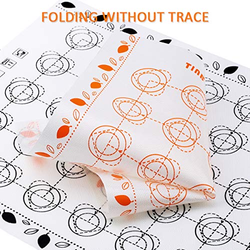Heat-Resistant Silicone Macaron Baking Mat, Oven Non Stick Baking Tools, For Cake Tools Pastry Sheet Macaron Baking Mat(L red)