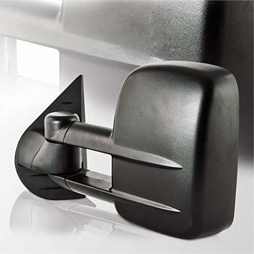 Heated Signal Telescoping Tow Mirror for Left Driver LH Side For 2007-2013 Chevrolet Silverado 1500 GMC Sierra 1500 For 2007-2014 GMC Sierra 2500 HD 3500 HD Chevrolet Silverado 2500 HD 3500 HD