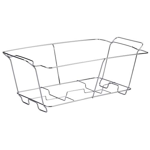 Nicole Fantini Chafing Wire Rack Serving Trays Food Warmer (4),Silver,23.25 L x 12.13 W x 9.5 H