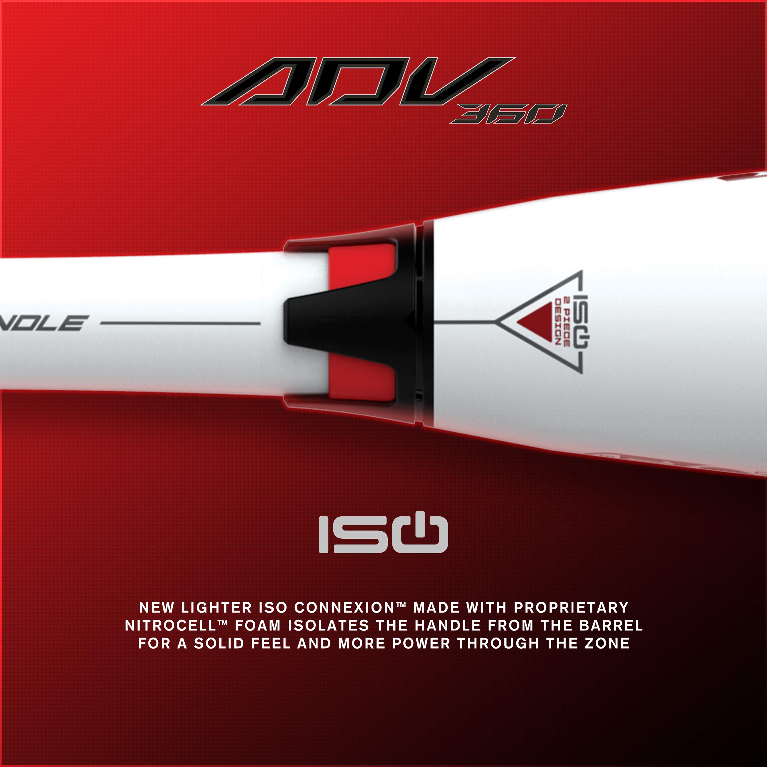 EASTON ADV 360 -10 USSSA Baseball Bat, 2 3/4 Barrel, 30/20, SL20ADV10