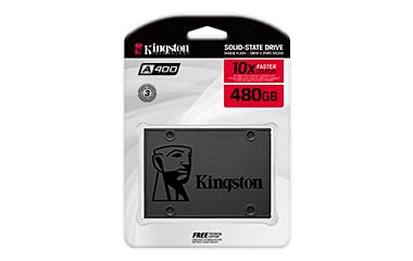 Kingston 480GB A400 SATA 3 2.5" Internal SSD SA400S37/480G - HDD Replacement for Increase Performance