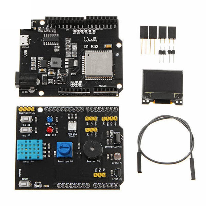 Multifunction Expansion Board DHT11 LM35 Temperature Humidity UNO Tgo ESP32 Rev1 Module