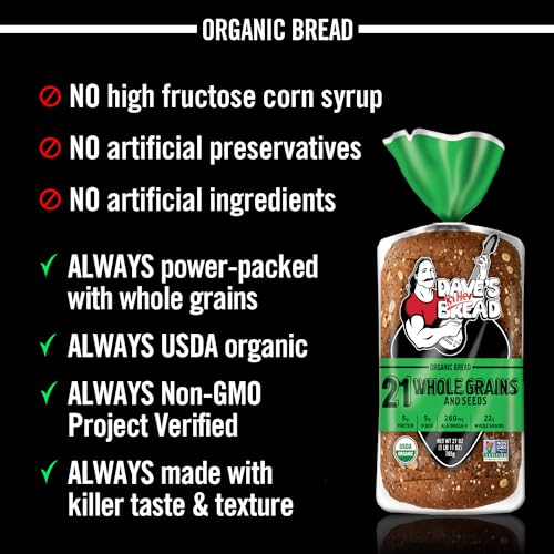 Dave’s Killer Bread Organic 21 Whole Grains and Seeds Bread - 27 oz Loaf