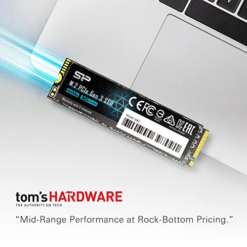 Silicon Power 256GB NVMe M.2 PCIe Gen3x4 2280 SSD (SP256GBP34A60M28)