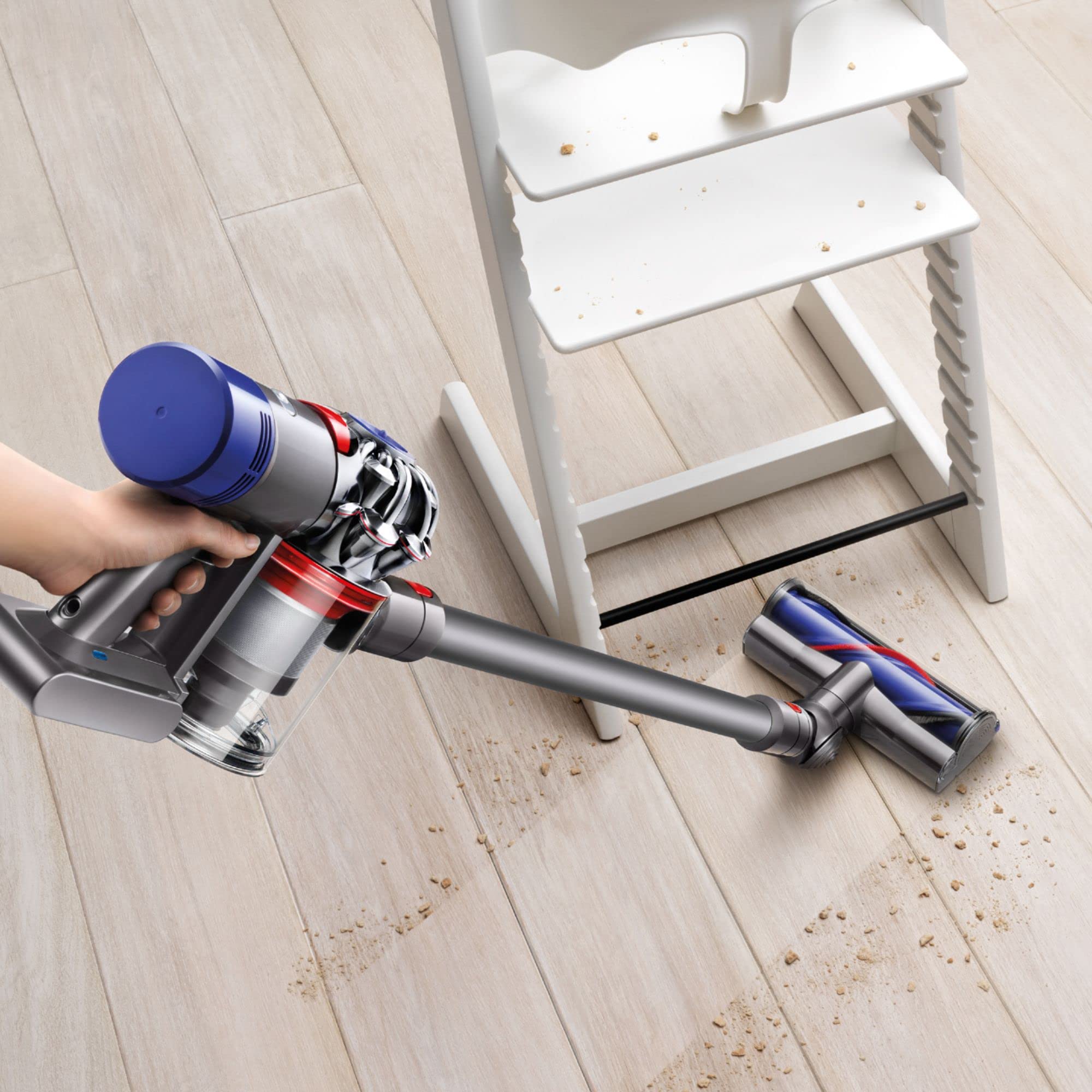 Dyson V7 Animal Cordless HEPA Stick Vacuum Cleaner with Bonus Tools, Iron (Renewed)