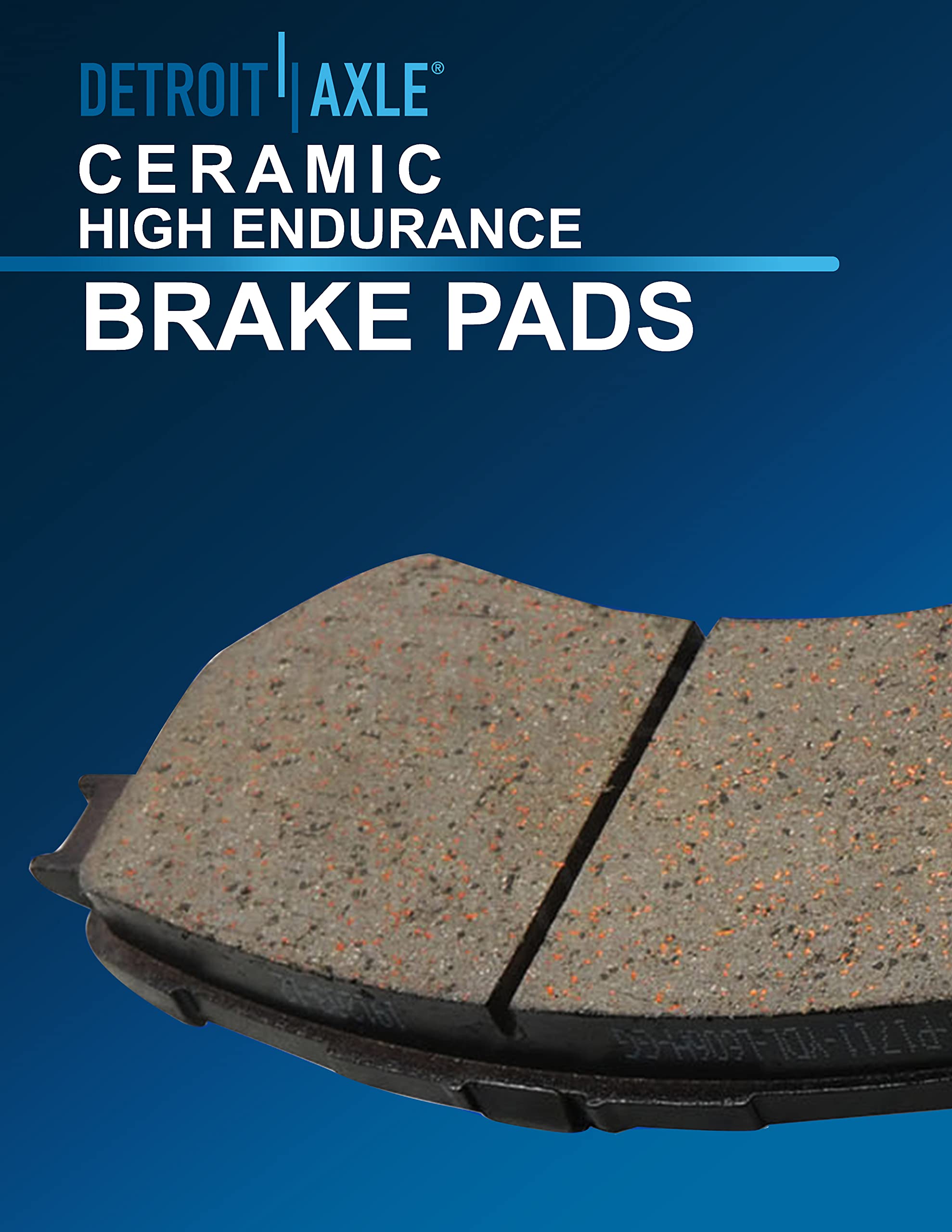 Detroit Axle - Brake Kit for 2007 2008 2009 Ford Expedition Lincoln Navigator Brakes Rotors and Ceramic Brake Pads Front & Rear Replacement