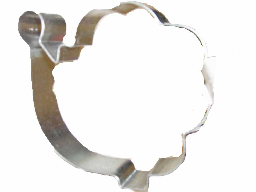Threshold Galvanized Steel Cookie Cutter (Santa)