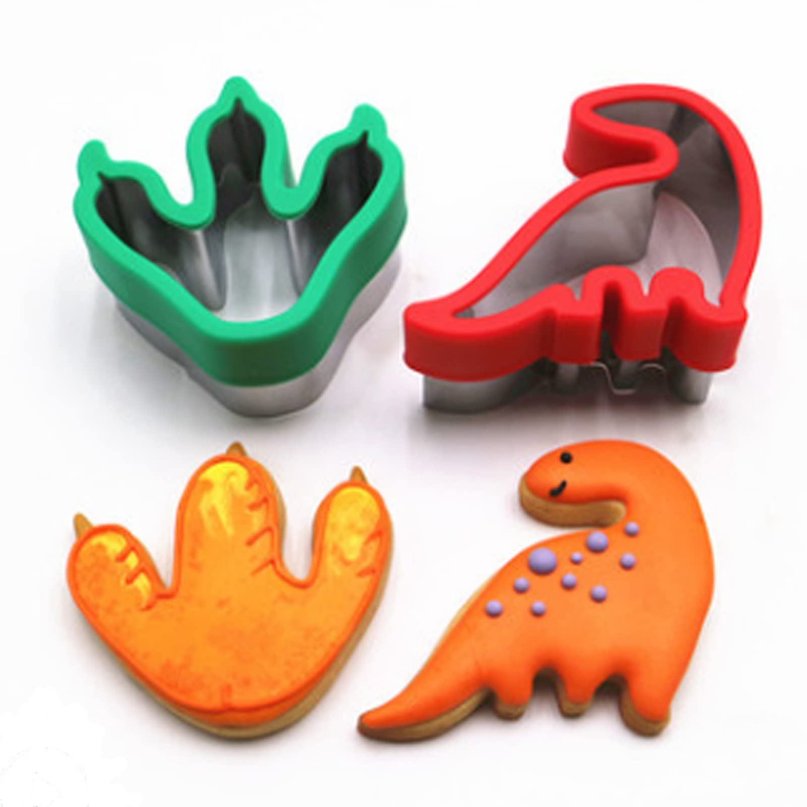 Dinosaur Dragon Cookie Cutters,Sandwich Cutter,Sandwich Cutter for Kids,Metal Biscuit Cutter Set,Fruit and vegetable cutting die(13Pcs/Cookie Cutter)