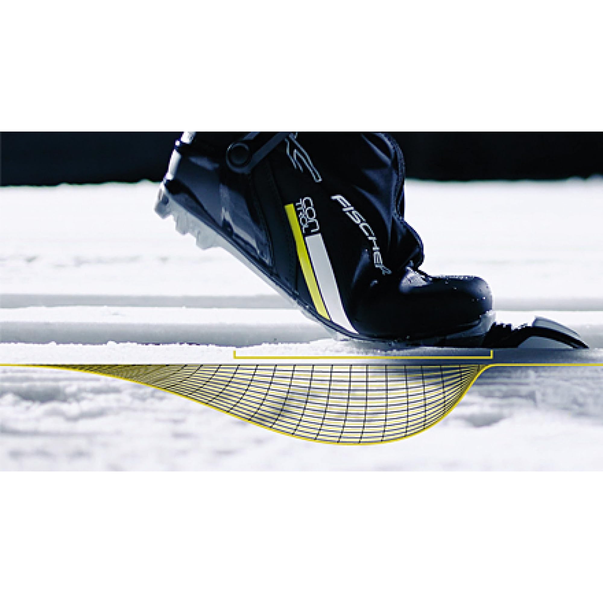 FISCHER Unisex Adults Aerolite Classic 60 Efficient Forward (EF) Lightweight Nordic Race Entry-Level Skis Without Bindings, Gray, 197 cm