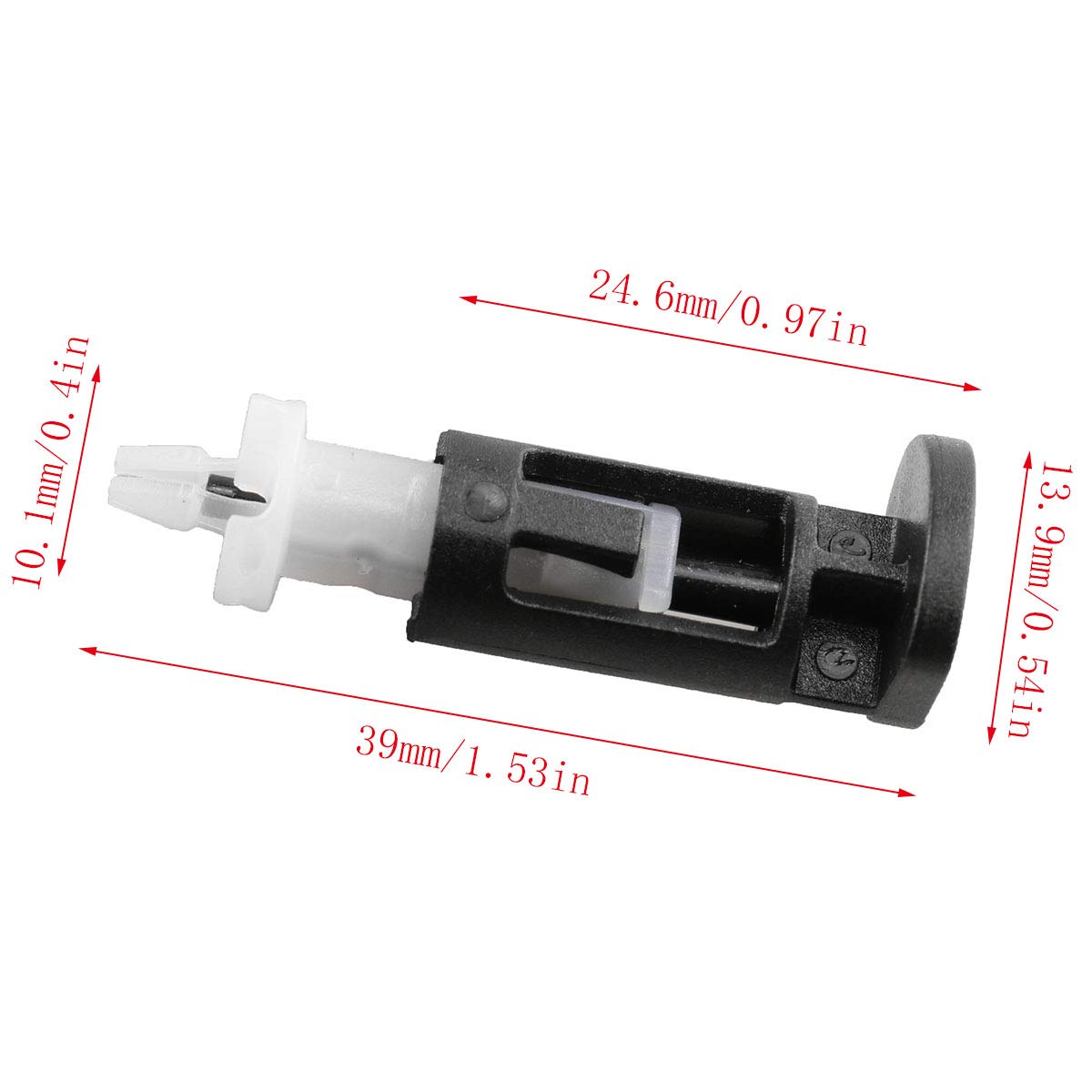 E-outstanding Heatsink Mount Pin 8PCS Plastic Fastener Mounting Clips Heatsink CPU Pins for Intel LGA 775 Socket CPU Cooler Heatsink Fans