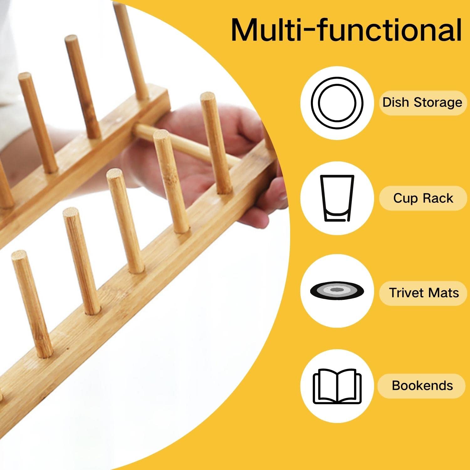 E-ROOM TREND Roll Up Dish Drying Rack Expandable 22.8'' Stainless Steel 3 in 1 with Utensil Basket and Cup Drainer Foldable Telescopic Over Sink Kitchen Dish Drainer Rack (DR301B)