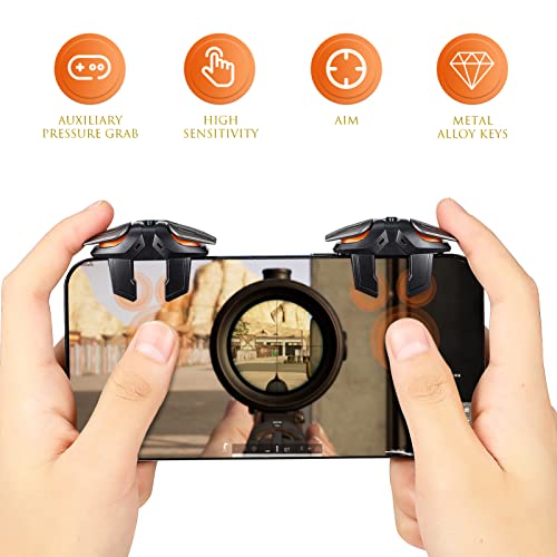 Mikikit Telefono Teléfono Telephones Mobile Controller,Mobile Game Controller, Cellphone Game Trigger Gloves Game Triggers Controllers with Cable s Mobile Game Controller Telefonos